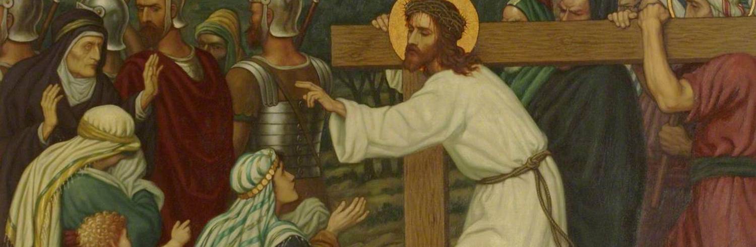 Octava estación del Vía Crucis - Jesús consuela a las mujeres de ...